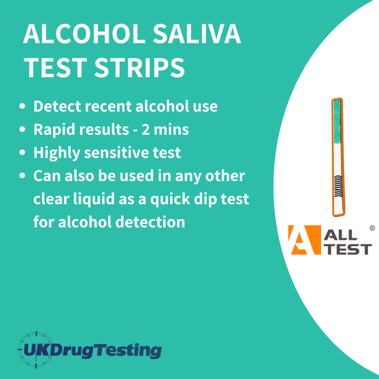 Alcohol Test Strips | ALLTEST Saliva Alcohol Test Strips – UK Drug Testing