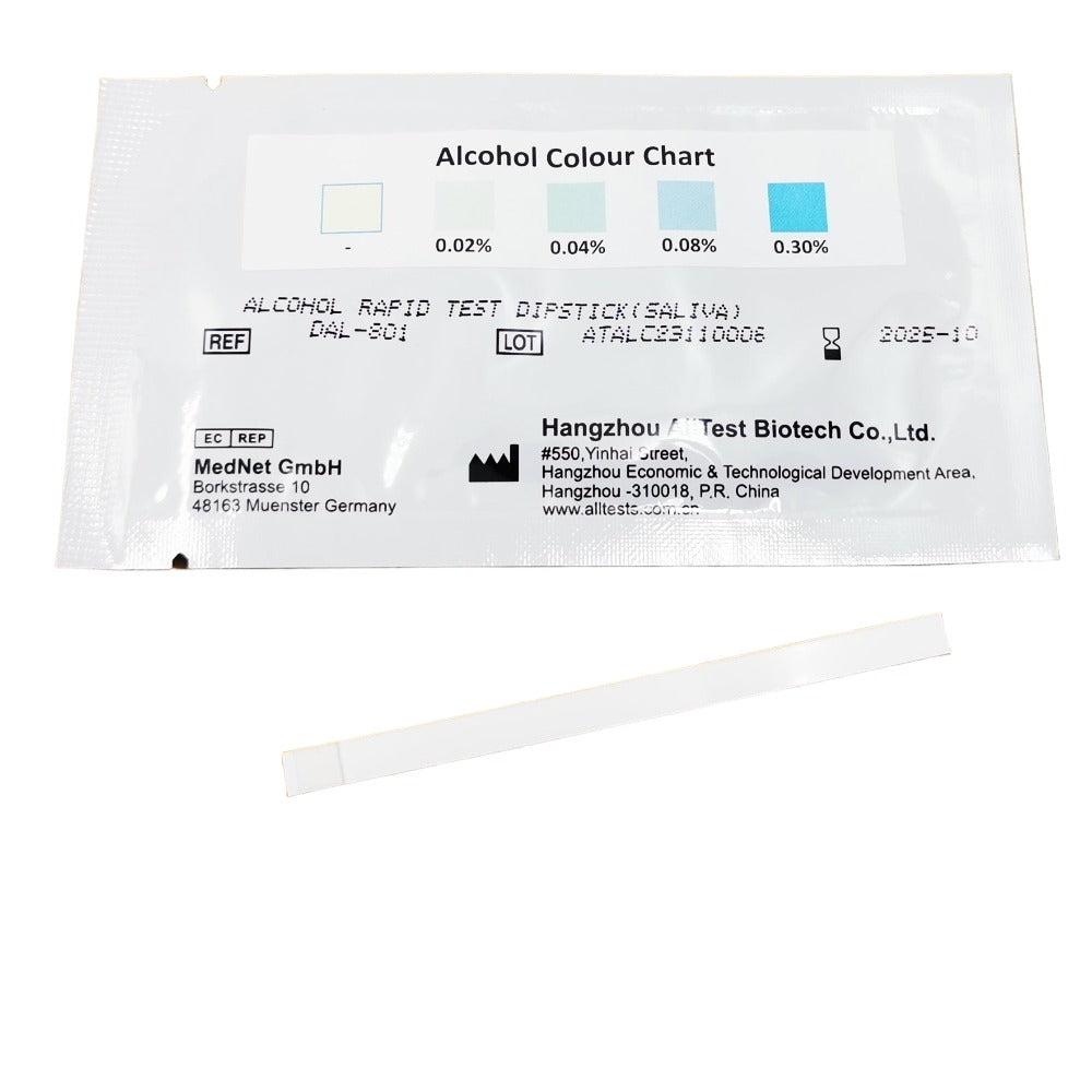 Alcohol Test Strips | ALLTEST Saliva Alcohol Test Strips – UK Drug Testing